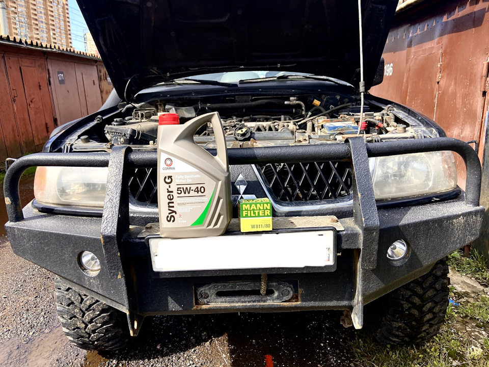 Маленькое очередное убслуживание — Mitsubishi Pajero Sport (1G), 3 л ...