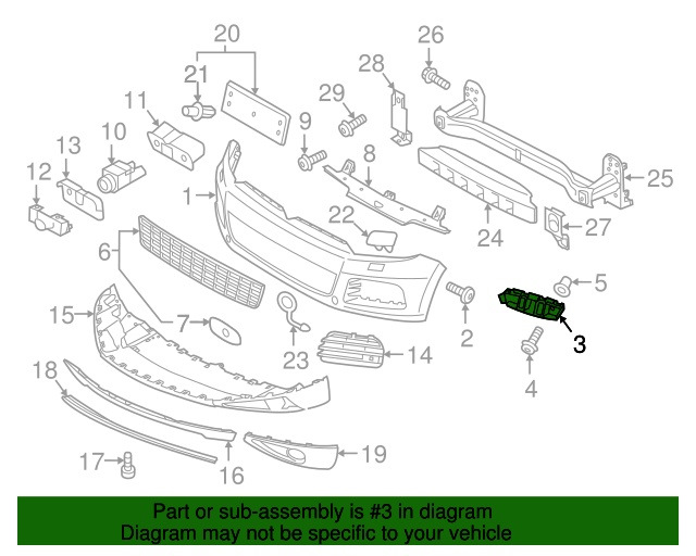 7P6807049 Направляющий профиль VAG | Запчасти на DRIVE2