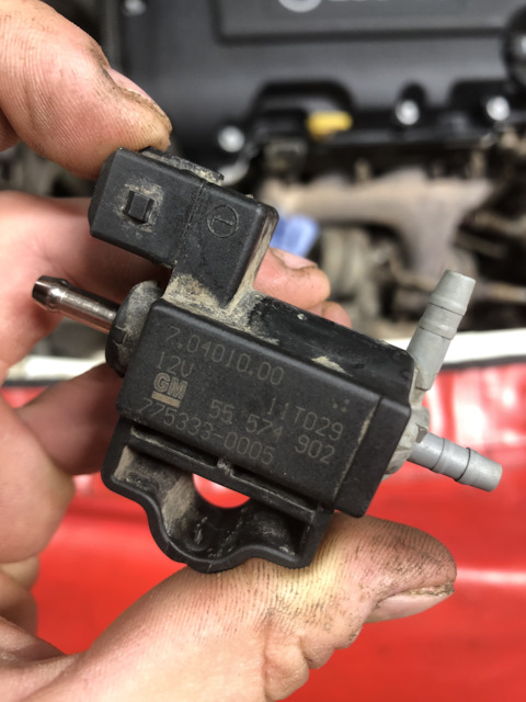 55574902 Электромагнитный клапан системы рециркуляции выхлопных газов ...