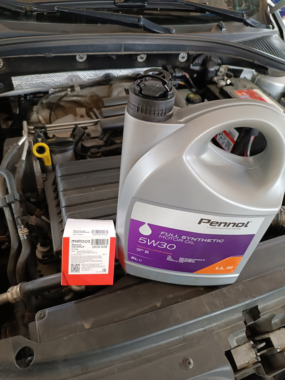 Масляный сервис. — Skoda Octavia A7 Mk3, 1,4 л, 2013 года | плановое ТО ...