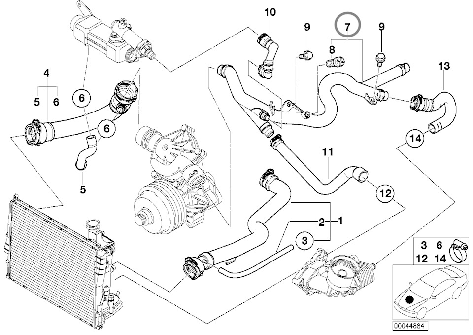 Удаление ЕГР; замена возвратного трубопровода и вакуумных шлангов — BMW ...
