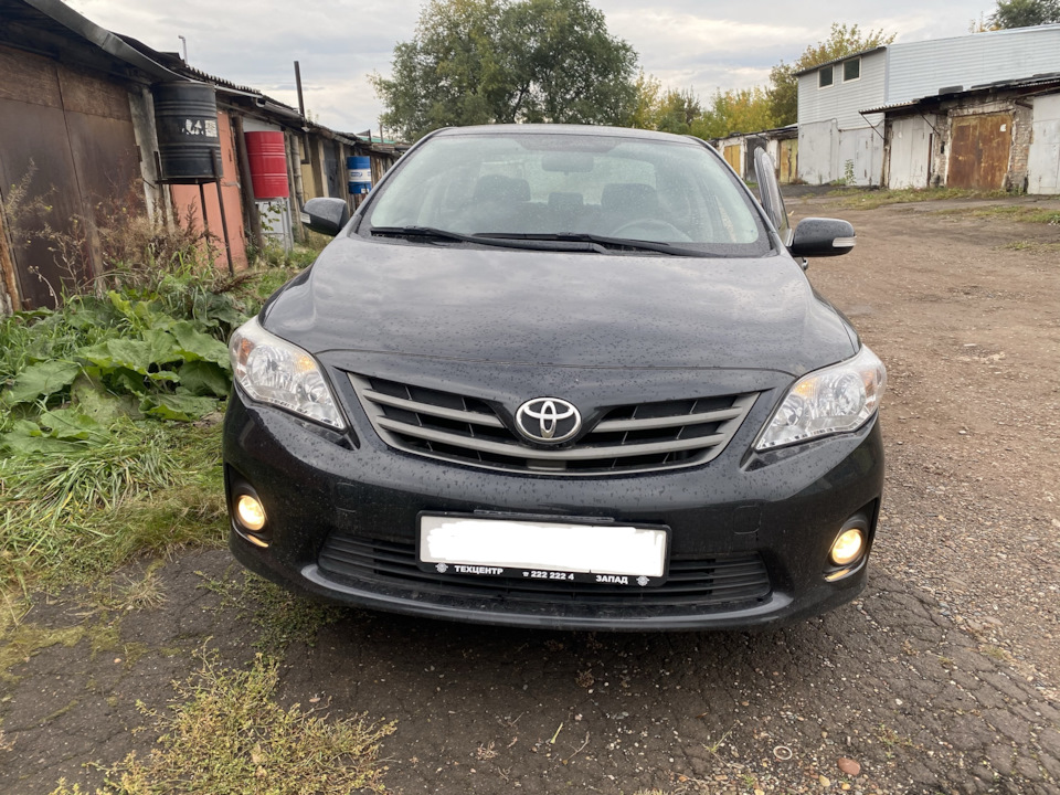 Установка птф Toyota — Toyota Corolla (140/150), 1,6 л, 2012 года ...