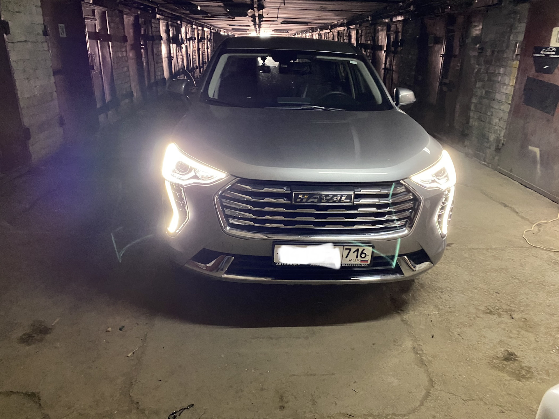 Установка ДХО в джолион отца — Haval Jolion, 1,5 л, 2023 года ...