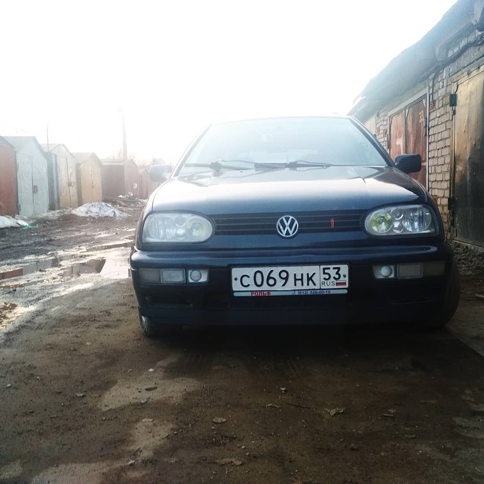 Губа на бампер гольф 3 — Volkswagen Golf Mk3, 1,6 л, 1997 года | своими ...