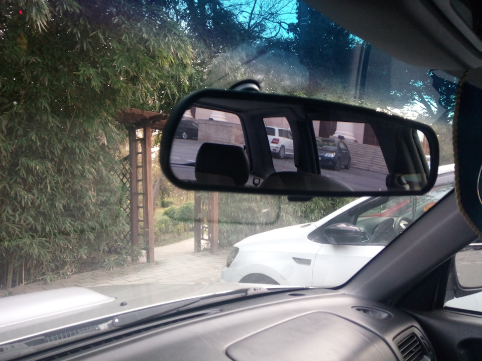 Установка салонного зеркала. — Subaru Forester (SF), 2 л, 1999 года ...