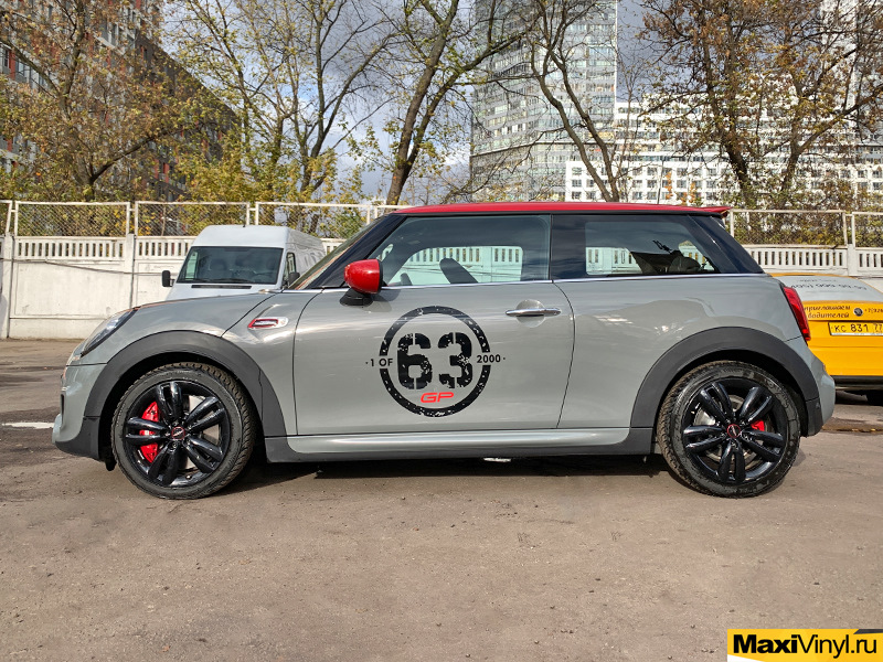 Наклейки 63 на Mini Cooper — Maxi Vinyl на DRIVE2