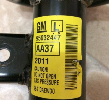 95032447 Стойка передняя левая с амортизатором / Chevrolet Spark 11~ GM ...