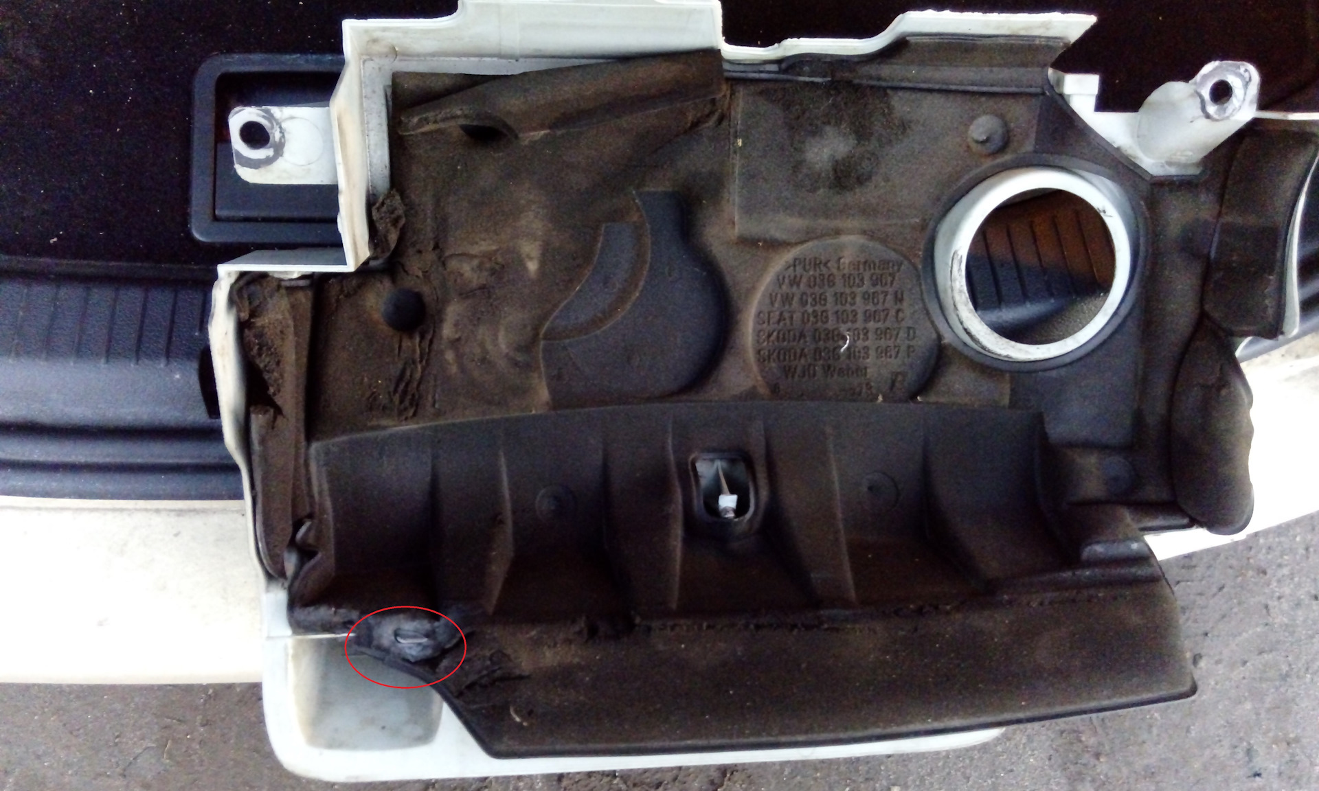 Требуется помощь нужен артикул трубки. — Volkswagen Touran (1G), 1,9 л ...