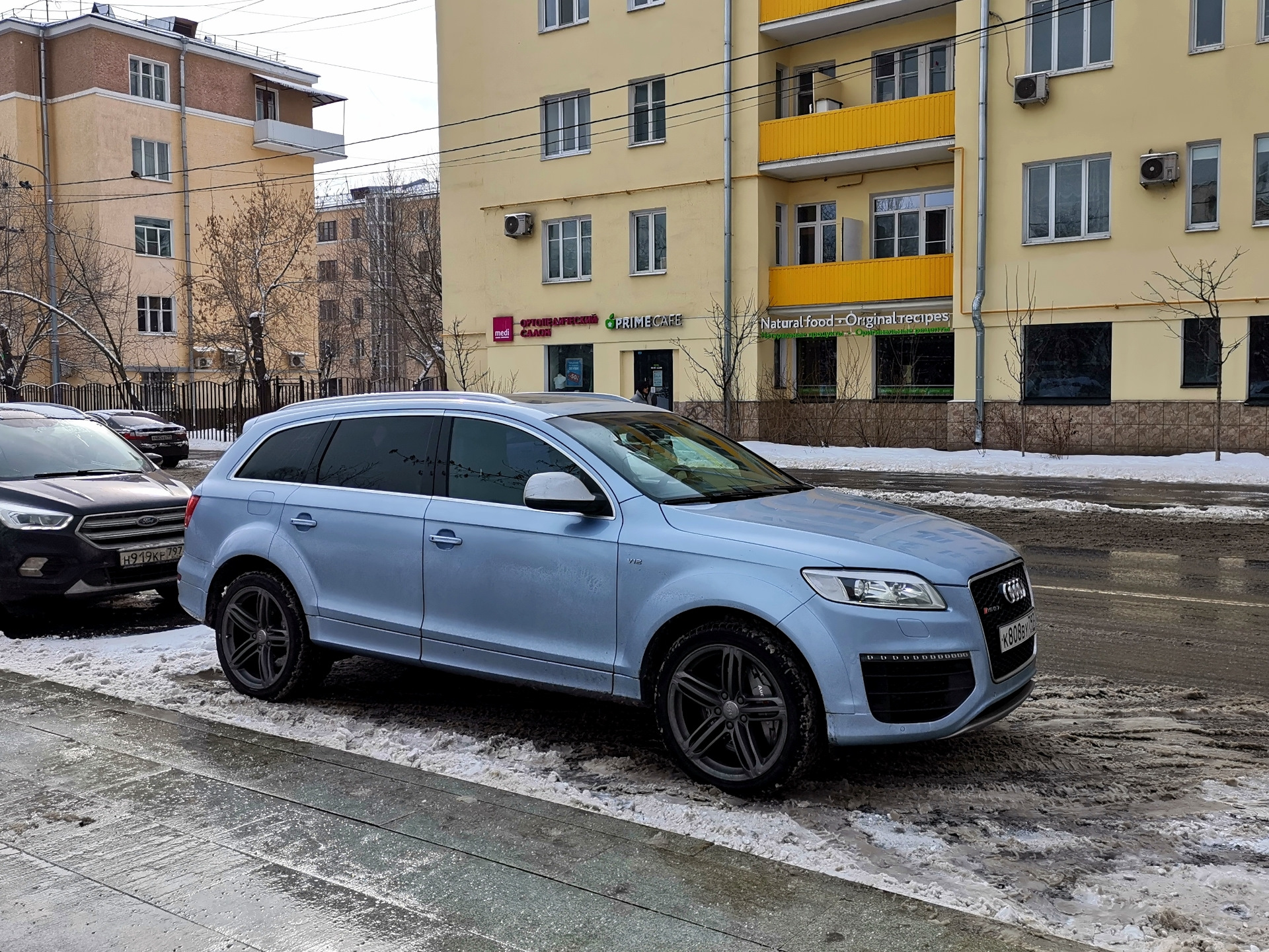 Антигравий днища и мелочи лкп — Audi Q7 (1G), 6 л, 2009 года | кузовной ...
