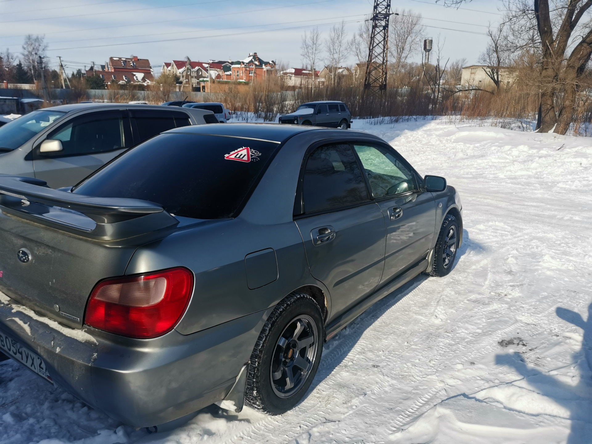 Новые диски на 1,5ху — Subaru Impreza WRX (GD/GG), 2 л, 2006 года ...