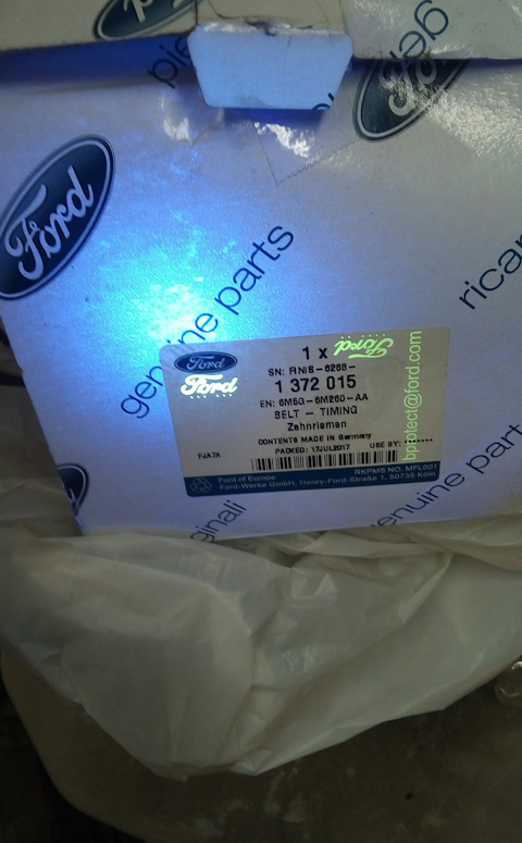 1372015 Ремень ГРМ Z142x230 / Duratec 2.5 Ford | Запчасти на DRIVE2