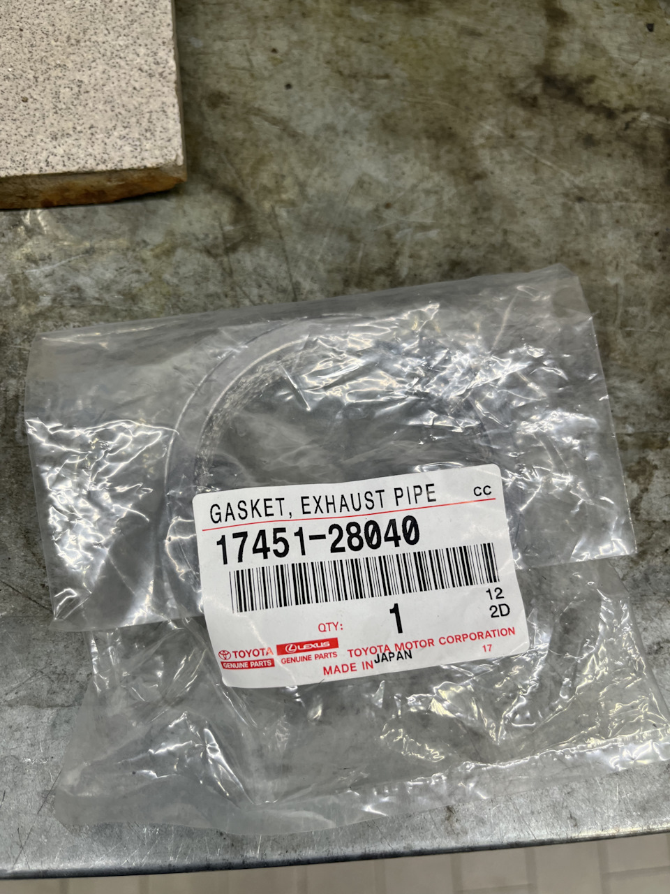 1745128040 Прокладка выхлопной системы TOYOTA LEXUS | Запчасти на DRIVE2