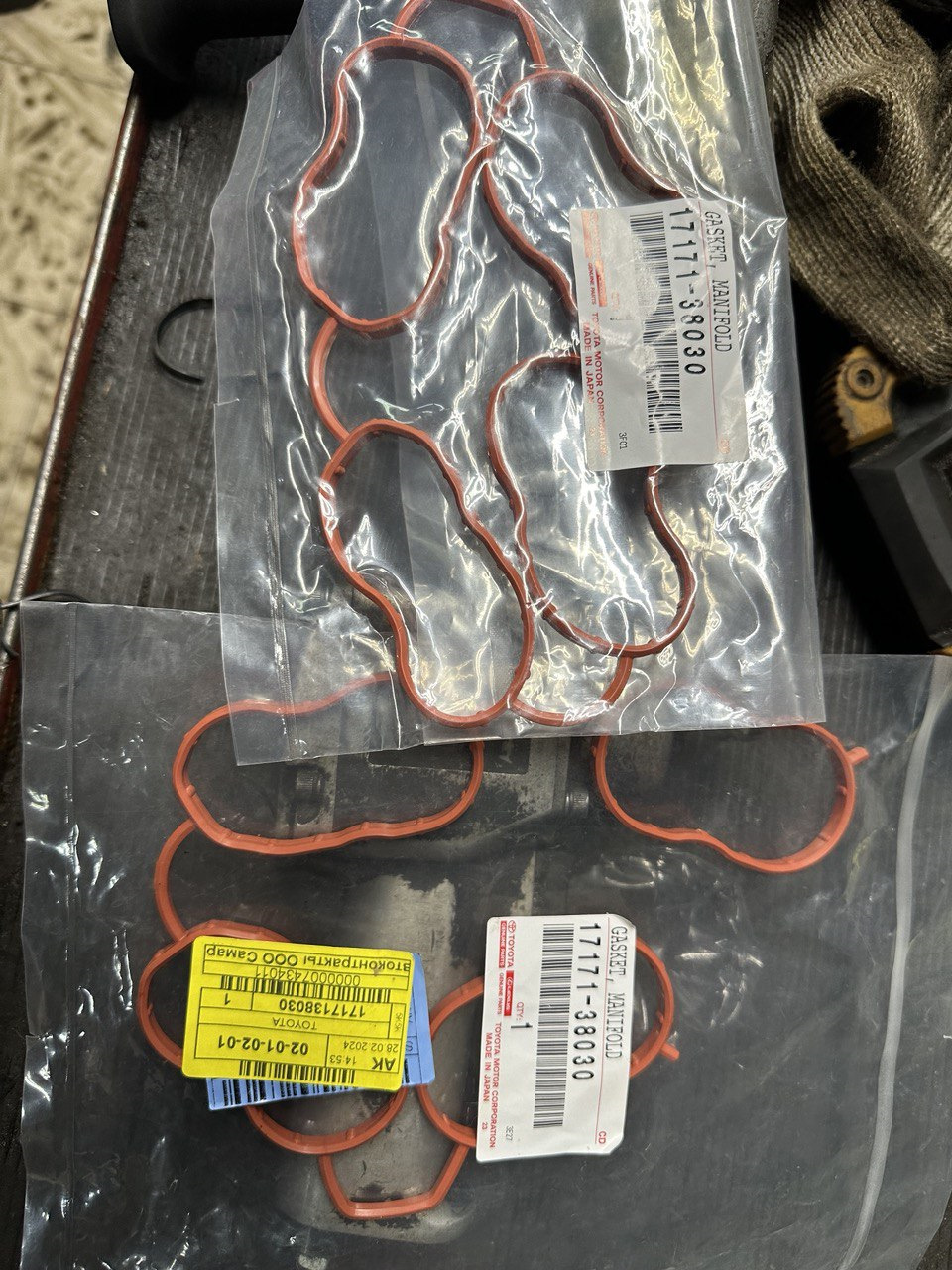 1717138030 Прокладка впускного коллектора TOYOTA LEXUS | Запчасти на DRIVE2