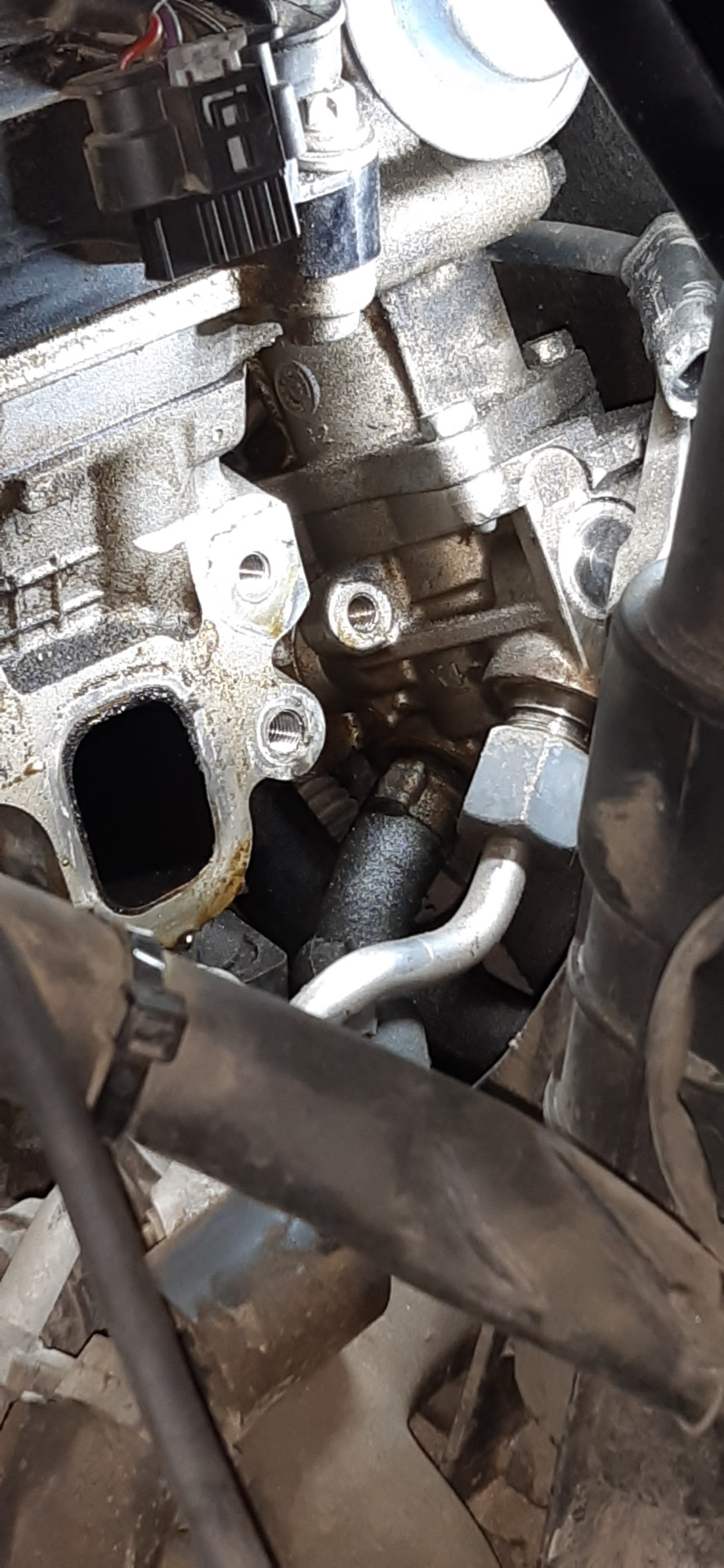 Течь масла…поиск причины — Mercedes-Benz C-Class (W204), 1,8 л, 2013 ...