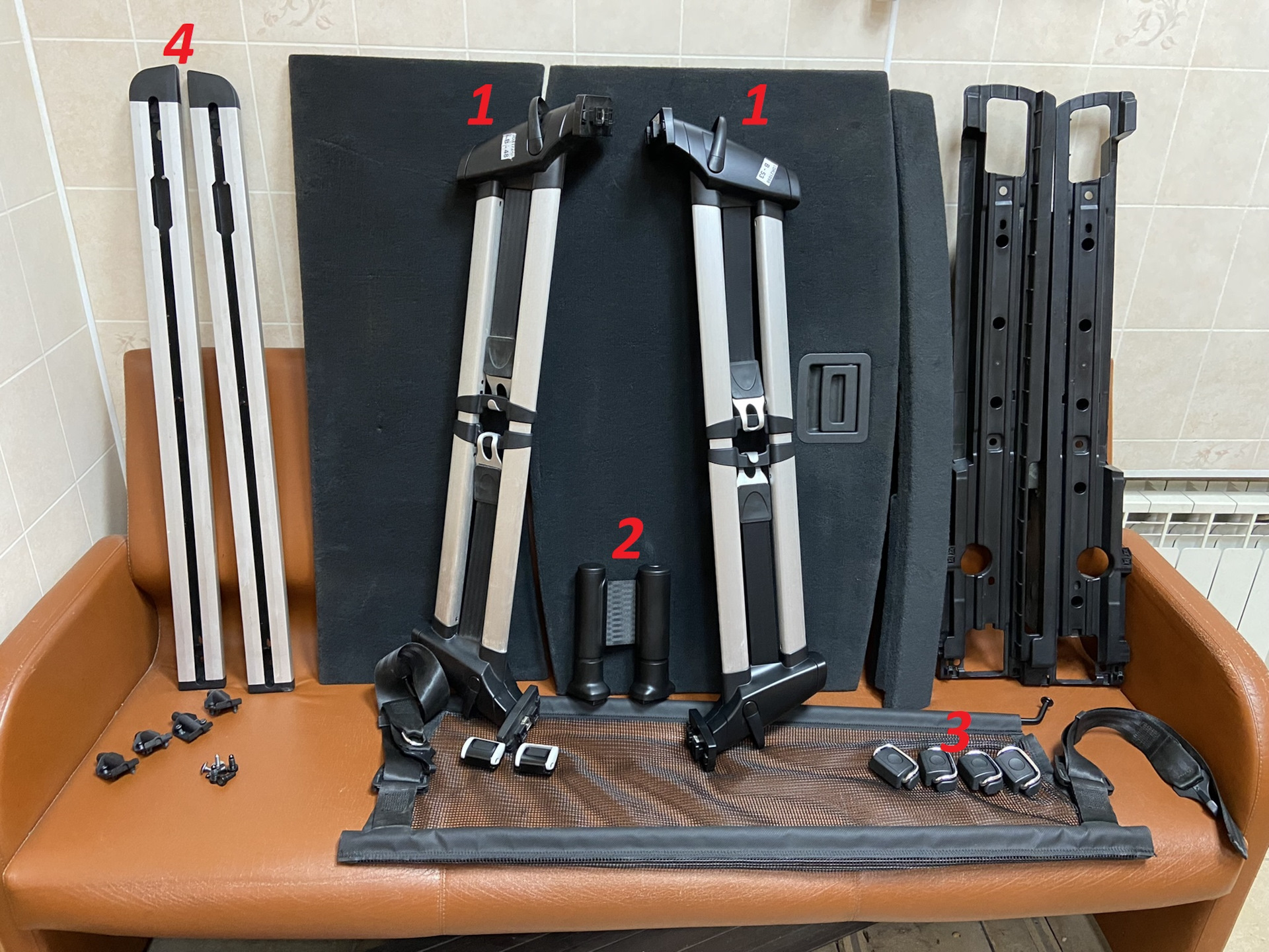 6. Система фиксации(крепления) груза Touareg NF — Volkswagen Touareg ...