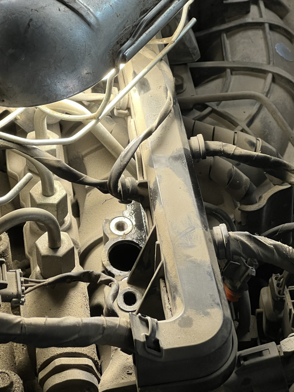 ТО и чистка датчика, замена прокладок теплообменника на масляном ...