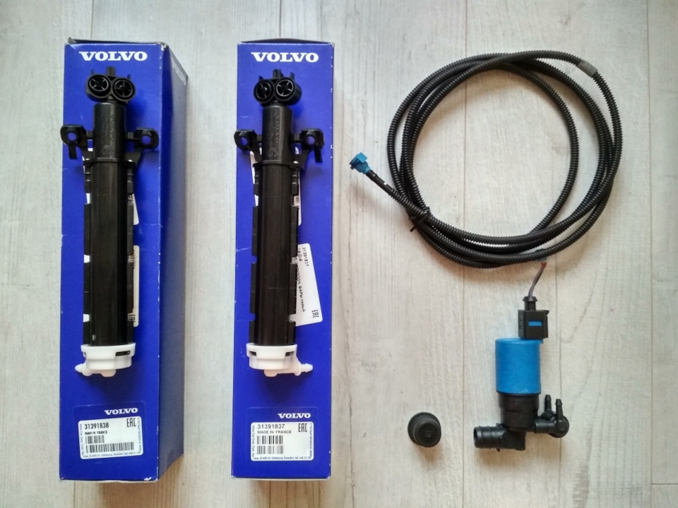 Установка омывателей фар — Volvo S60 (2G), 2,5 л, 2016 года ...