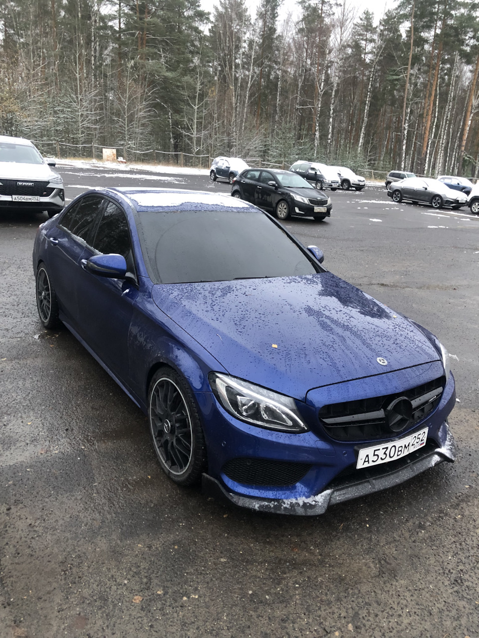 Зимняя резина и мелкий тюнинг — Mercedes-Benz C-class (W205), 1,6 л, 2015 года | шины | DRIVE2