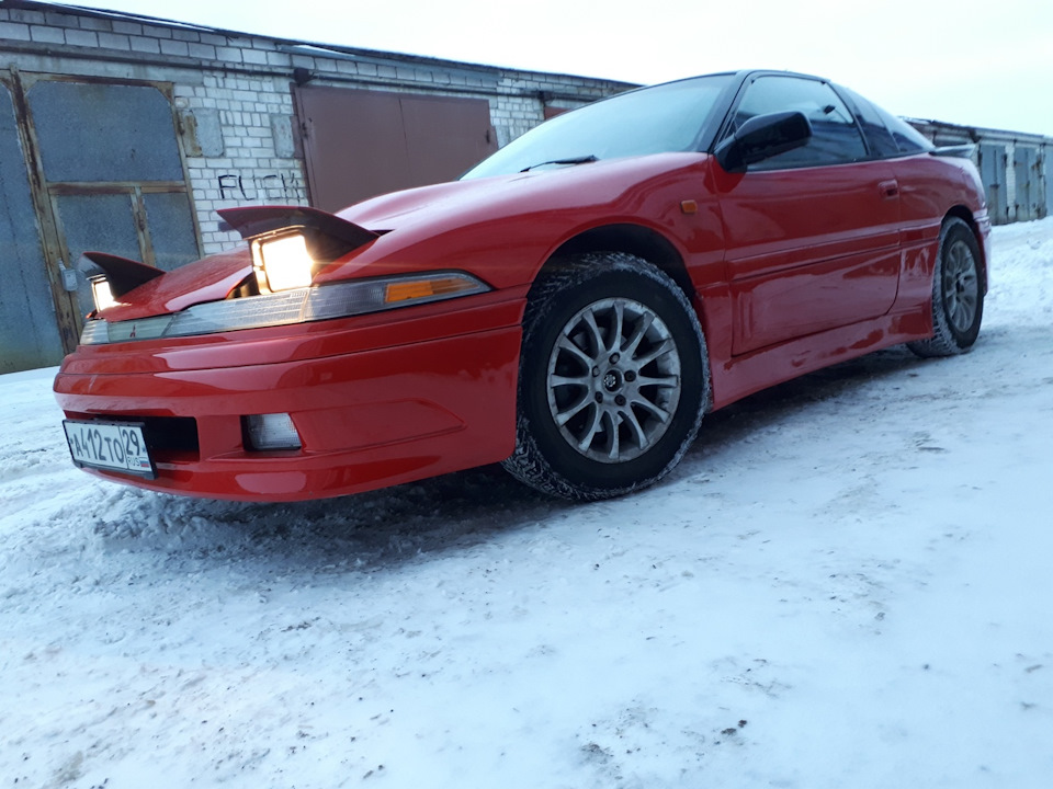 зима — Mitsubishi Eclipse (1G), 2 л, 1992 года | наблюдение | DRIVE2
