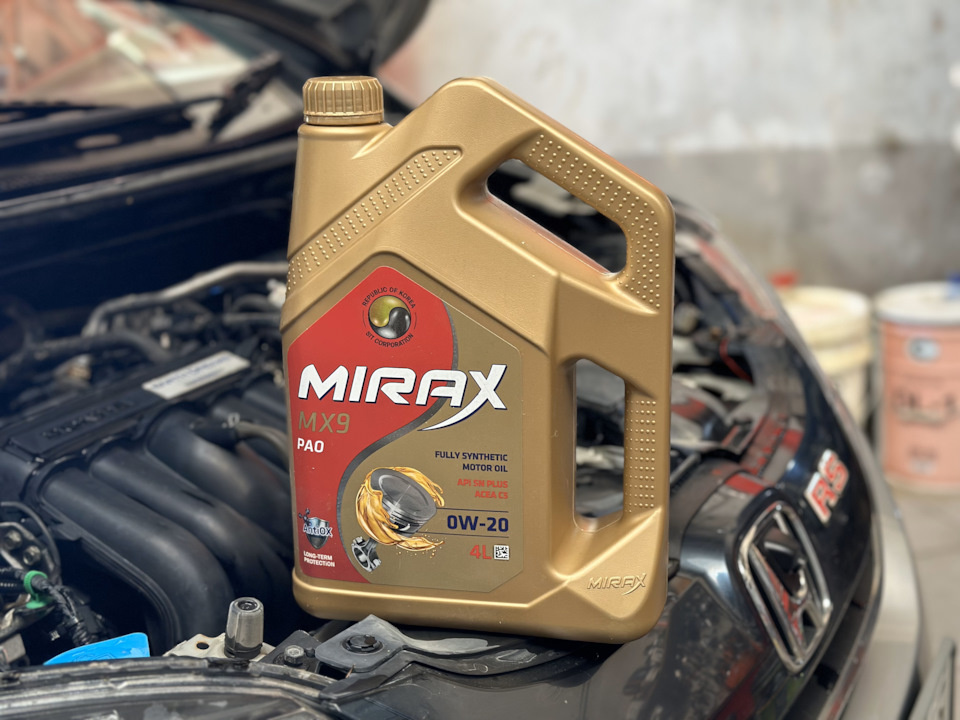 Санкции? Не, не слышали. Переходим на корейское* масло Mirax! — Honda Fit (3G), 1,5 л, 2013 года ...