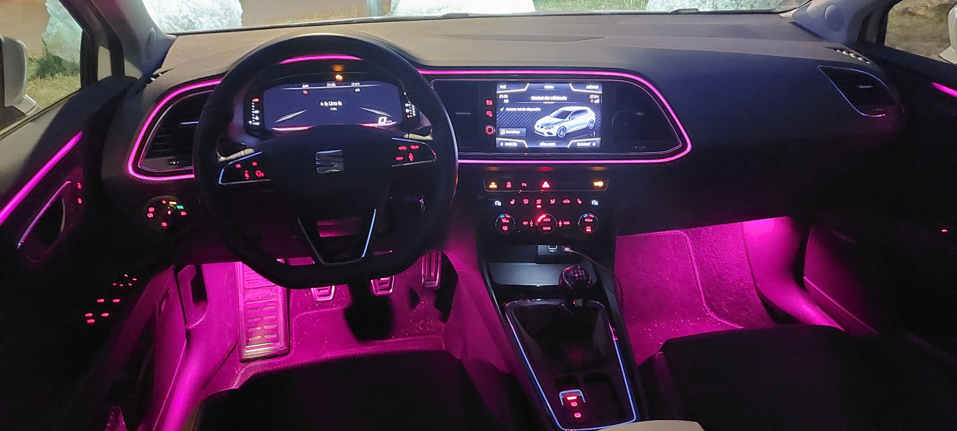 Éclairage led rgb seat leon mk3 — SEAT Leon FR (Mk3), 1,4 л, 2018 года ...