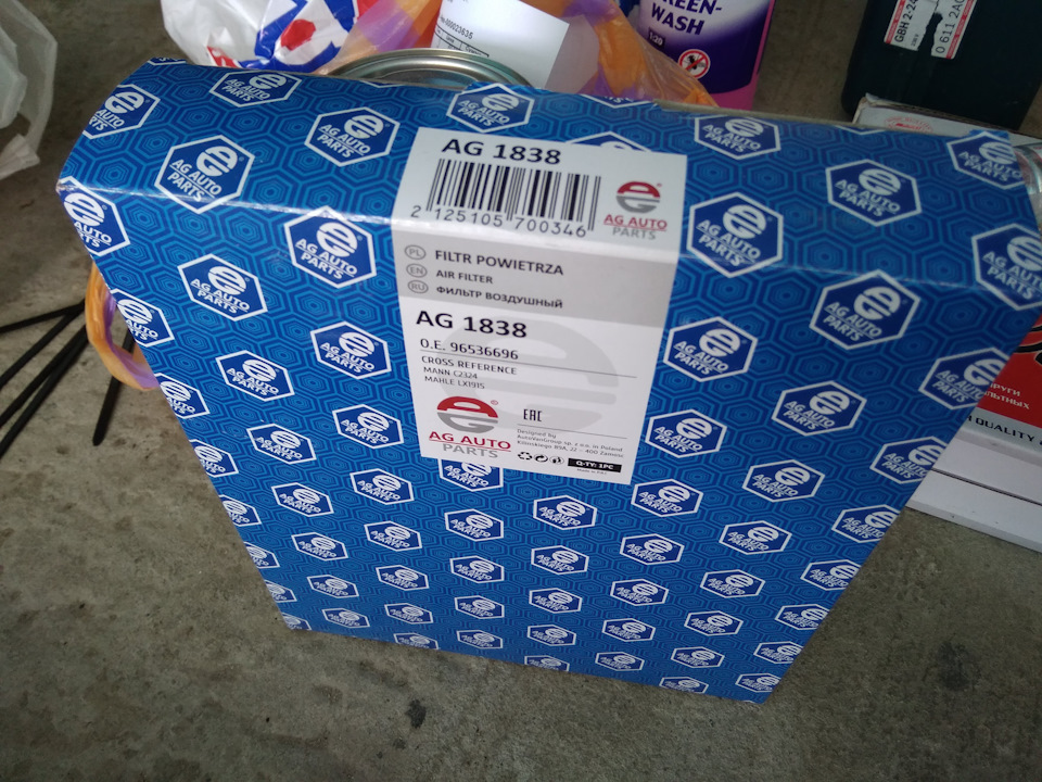 96536696 Фильтр воздушный / Chevrolet Aveo 03~ GM | Запчасти на DRIVE2