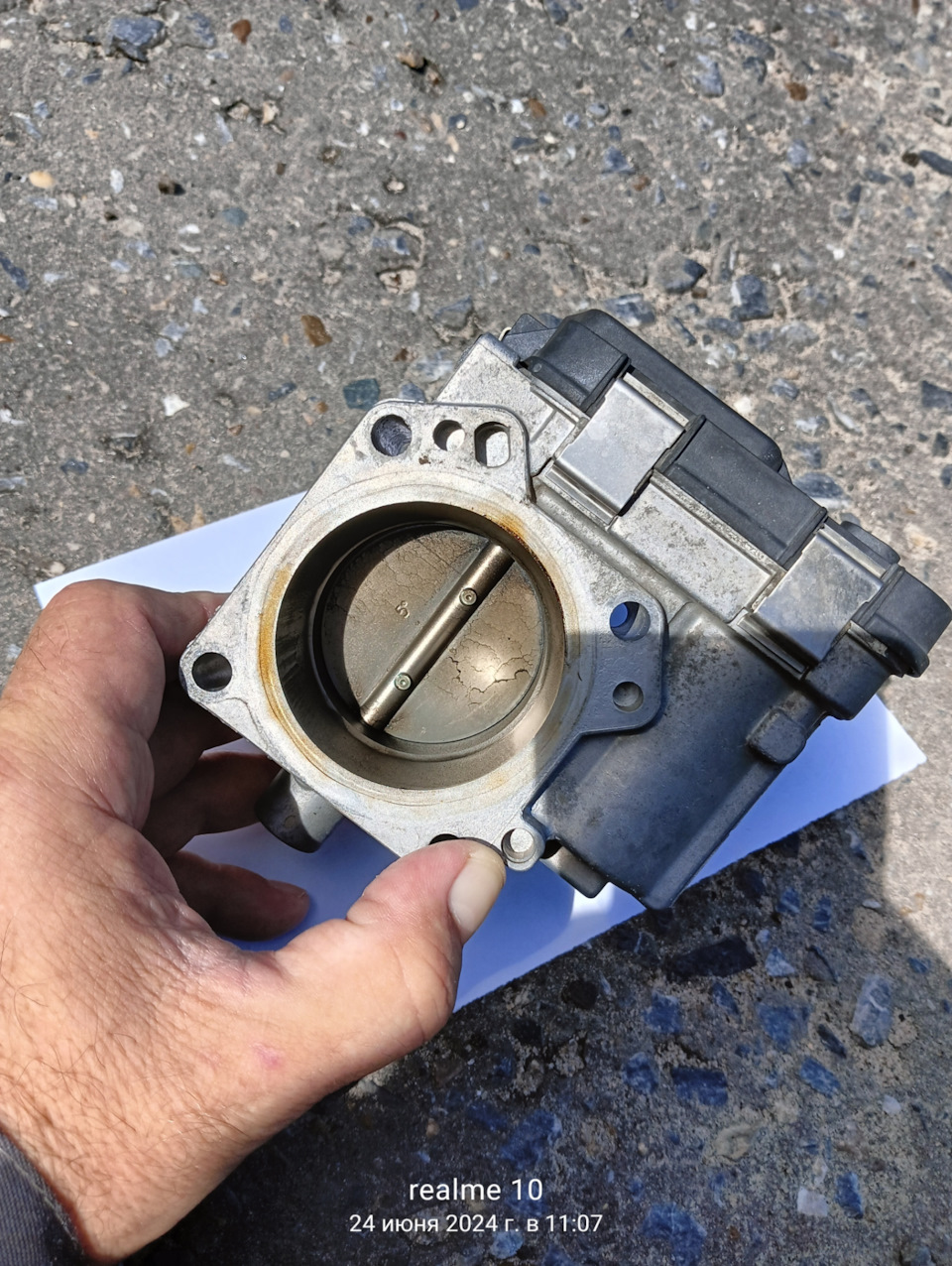 ТО дроссельной заслонки. — Skoda Rapid (1G), 1,6 л, 2018 года ...