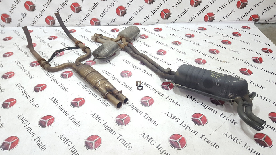 Глушитель в сборе на Mercedes-Benz W126 SEL560.420.500 — AMG Japan ...