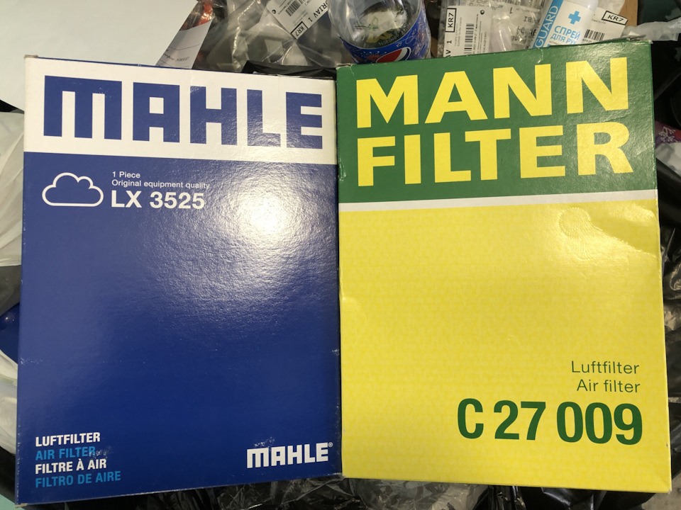 Воздушные фильтры Мале и Манн: сравнение — Skoda Kodiaq (1G), 1,4 л ...
