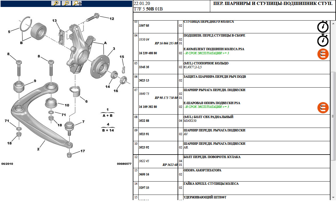 РЕШЕНО Замена передней шаровой справа — Peugeot 308 SW (1G), 1,6 л ...