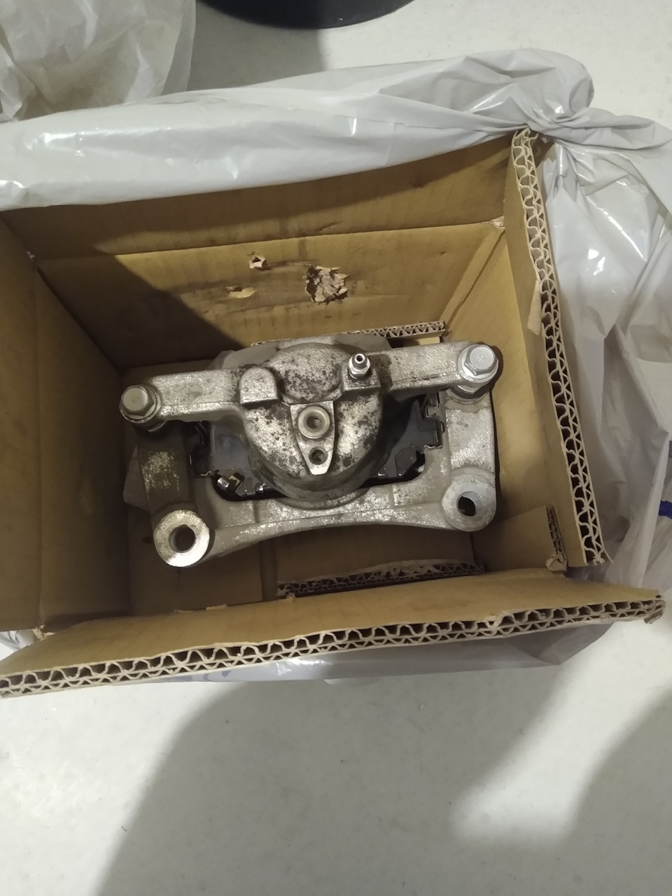 Бюджетное обновление тормозов. — Mazda 6 (3G) GJ, 2,5 л, 2013 года ...