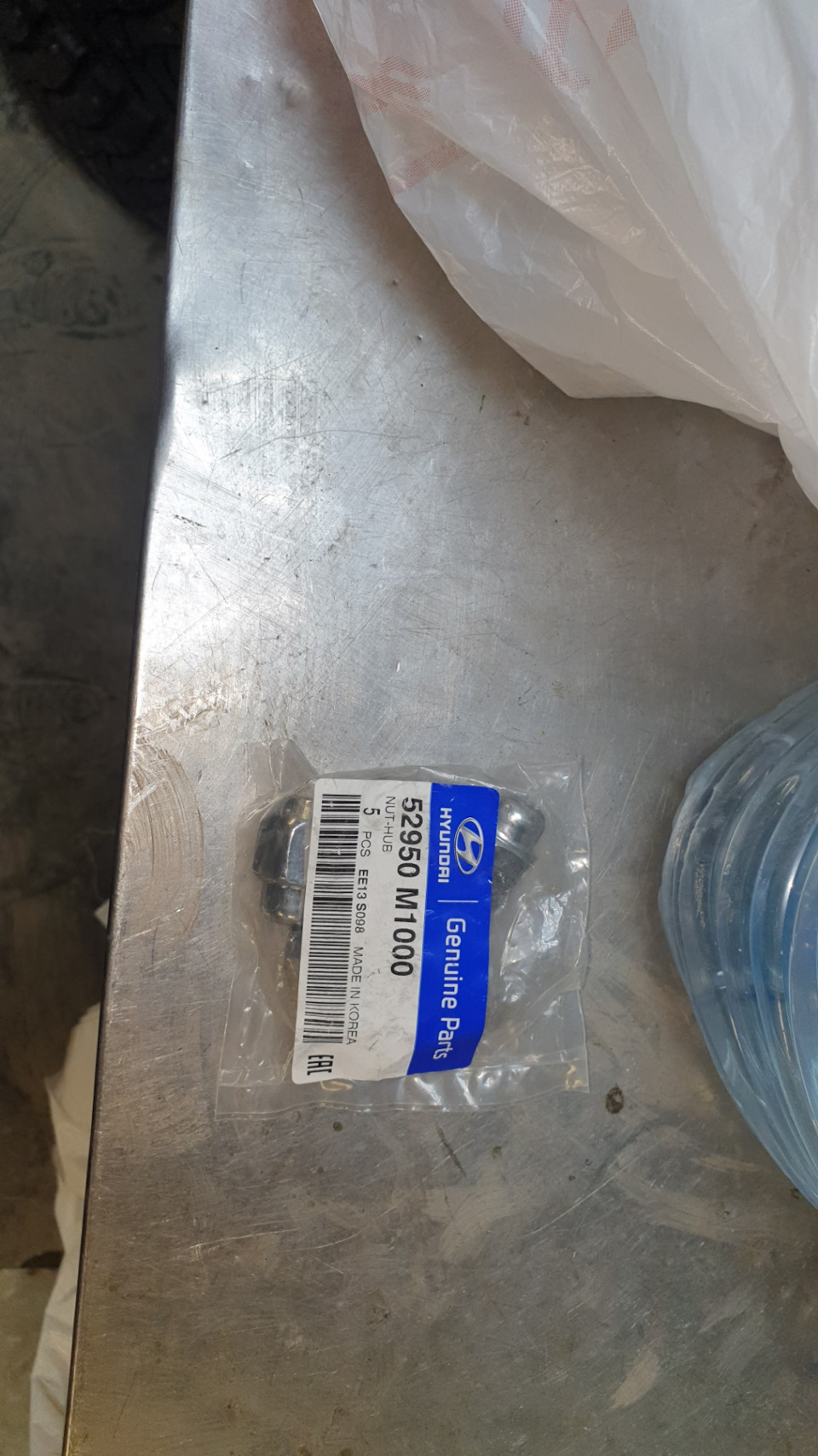 52950M1000 ГАЙКА М12 KIA HYUNDAI | Запчасти на DRIVE2