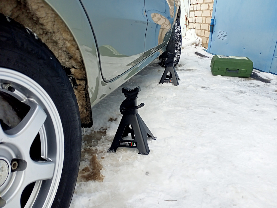 Стойка страховочная 3т под автомобиль. — Lada XRAY, 1,6 л, 2018 года ...