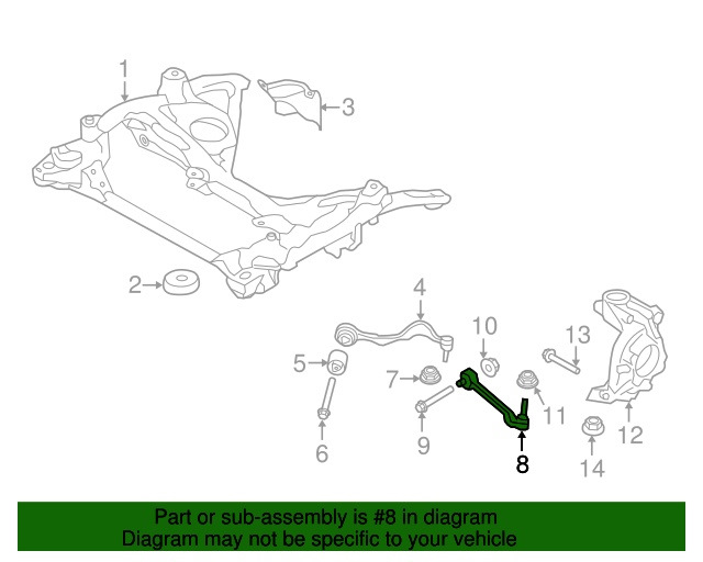 31126852991 Поперечный рычаг подвески Л BMW | Запчасти на DRIVE2