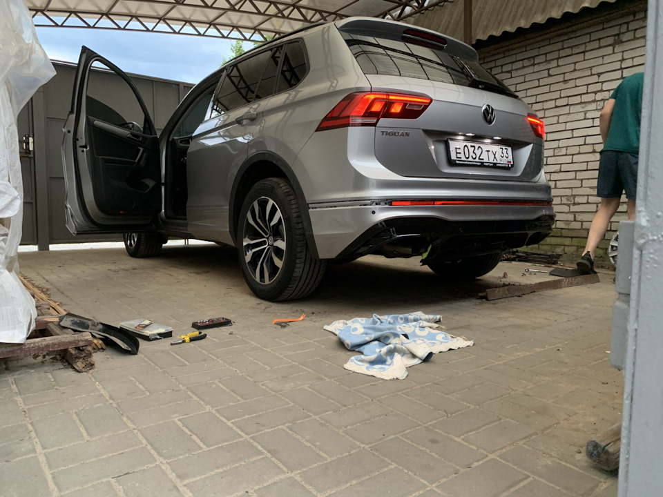 Выхлоп R — Volkswagen Tiguan (2G), 1,4 л, 2020 года | стайлинг | DRIVE2