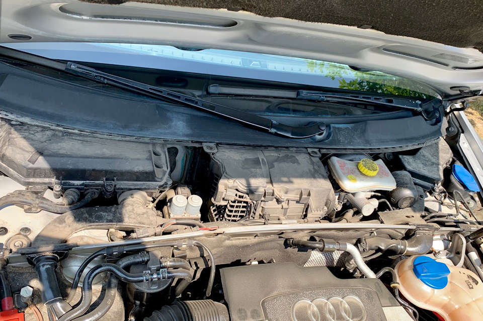 Установка распорки (дополнительного усилителя) передних стоек ...