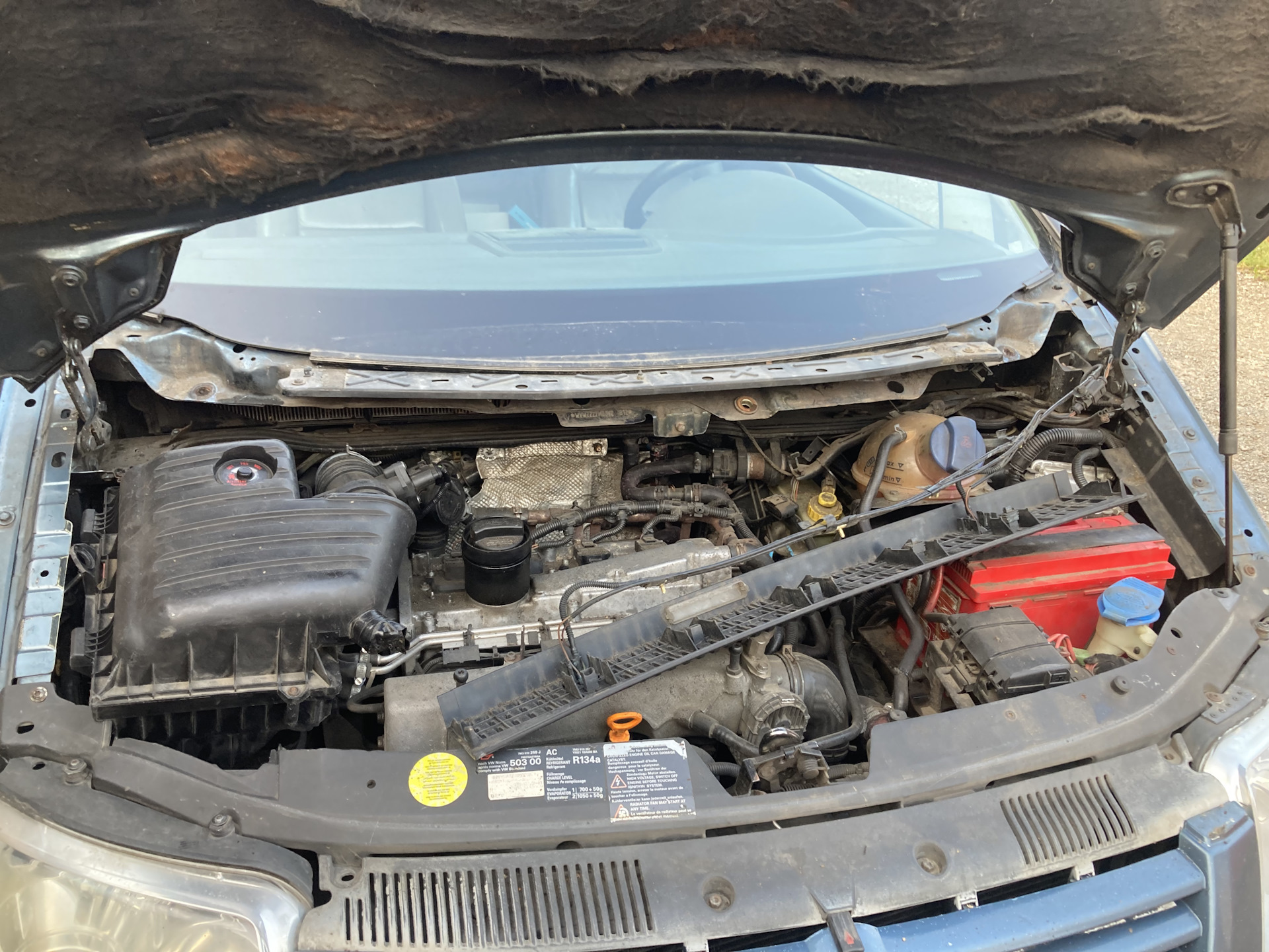 Смазка трапеции стеклоочистителя — Volkswagen Sharan (1G), 1,8 л, 2002 ...