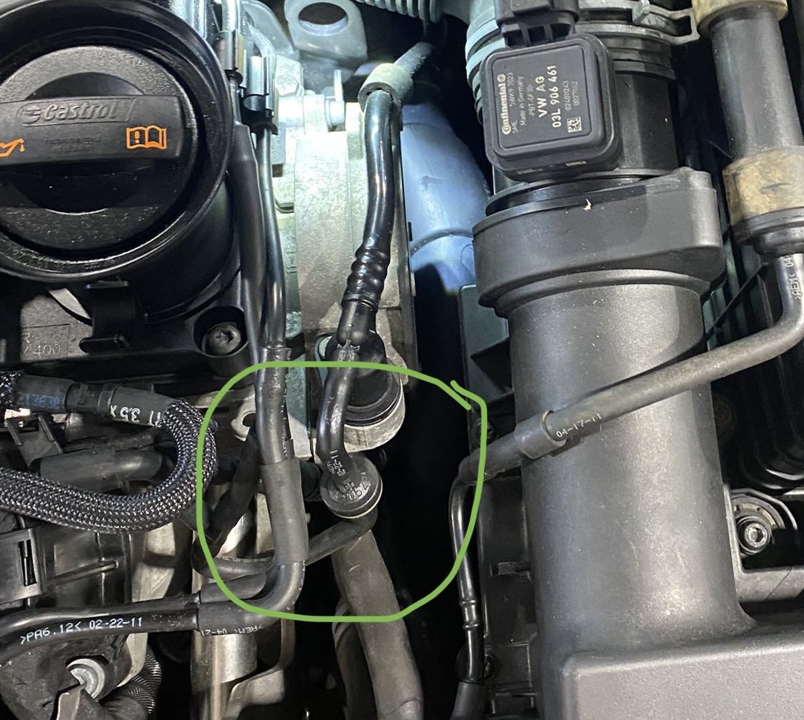 Турбина не работает. мотор(cayc) — Volkswagen Golf Mk6, 1,6 л, 2012 ...