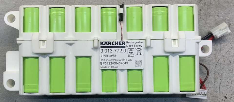 Ремонт аккумулятора Karcher 9.013.772.0 — DRIVE2