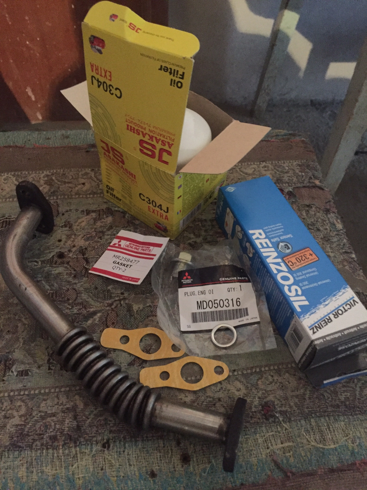 Замена масла и устранение течи в турбо — Mitsubishi Airtrek Turbo, 2 л ...