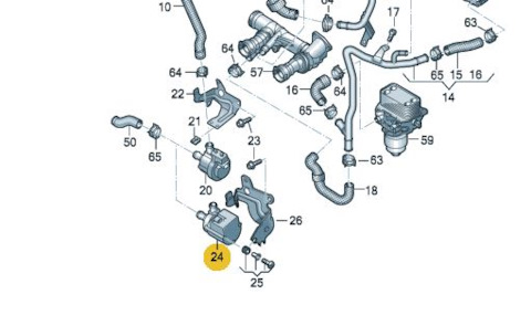 5Q0965561B Насос помпа электрический VAG | Запчасти на DRIVE2