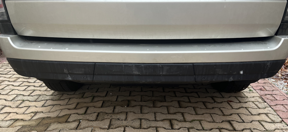 Крепкий бампер Рейнджа — Land Rover Range Rover (4G), 4,4 л, 2013 года ...
