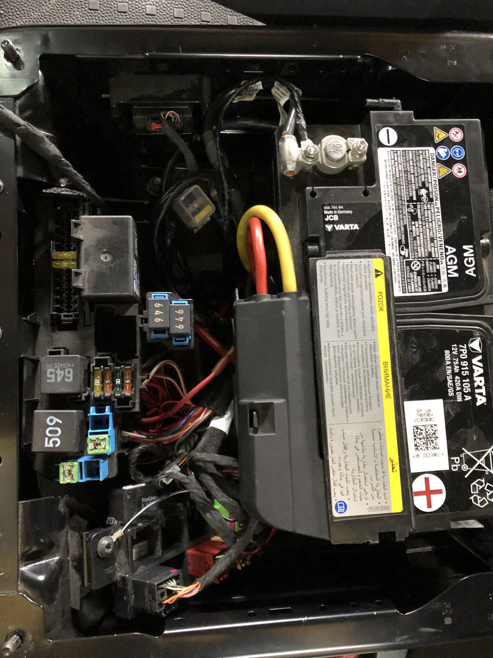 7P0915105A АКБ, залитая эл-литом и заряж. VAG | Запчасти на DRIVE2