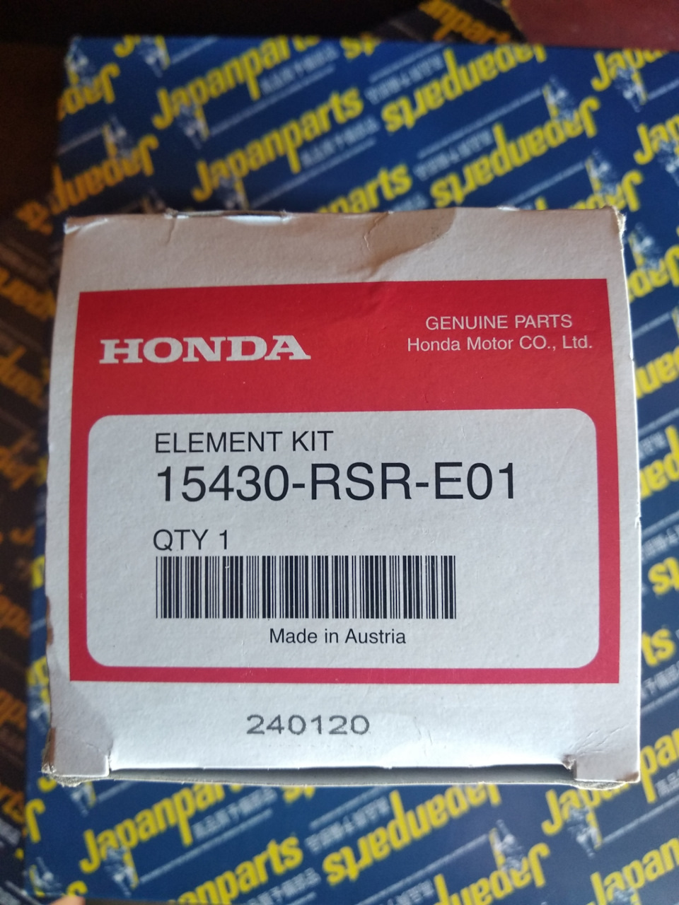 15430RSRE01 Фильтр масляный HONDA | Запчасти на DRIVE2