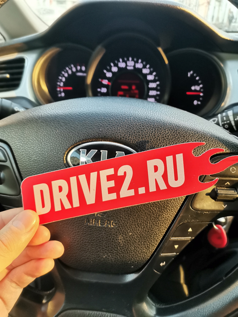 Наклейка — KIA Ceed (2G), 1,6 л, 2014 года | стайлинг | DRIVE2
