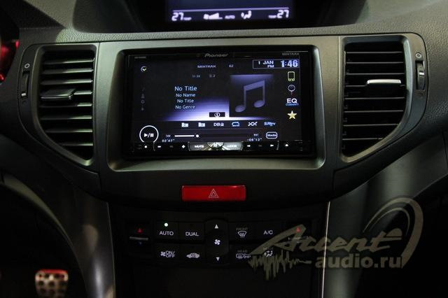 2DIN автомагнитолу типа «Pioneer» в Honda Accord 8. — Honda Accord (8G ...