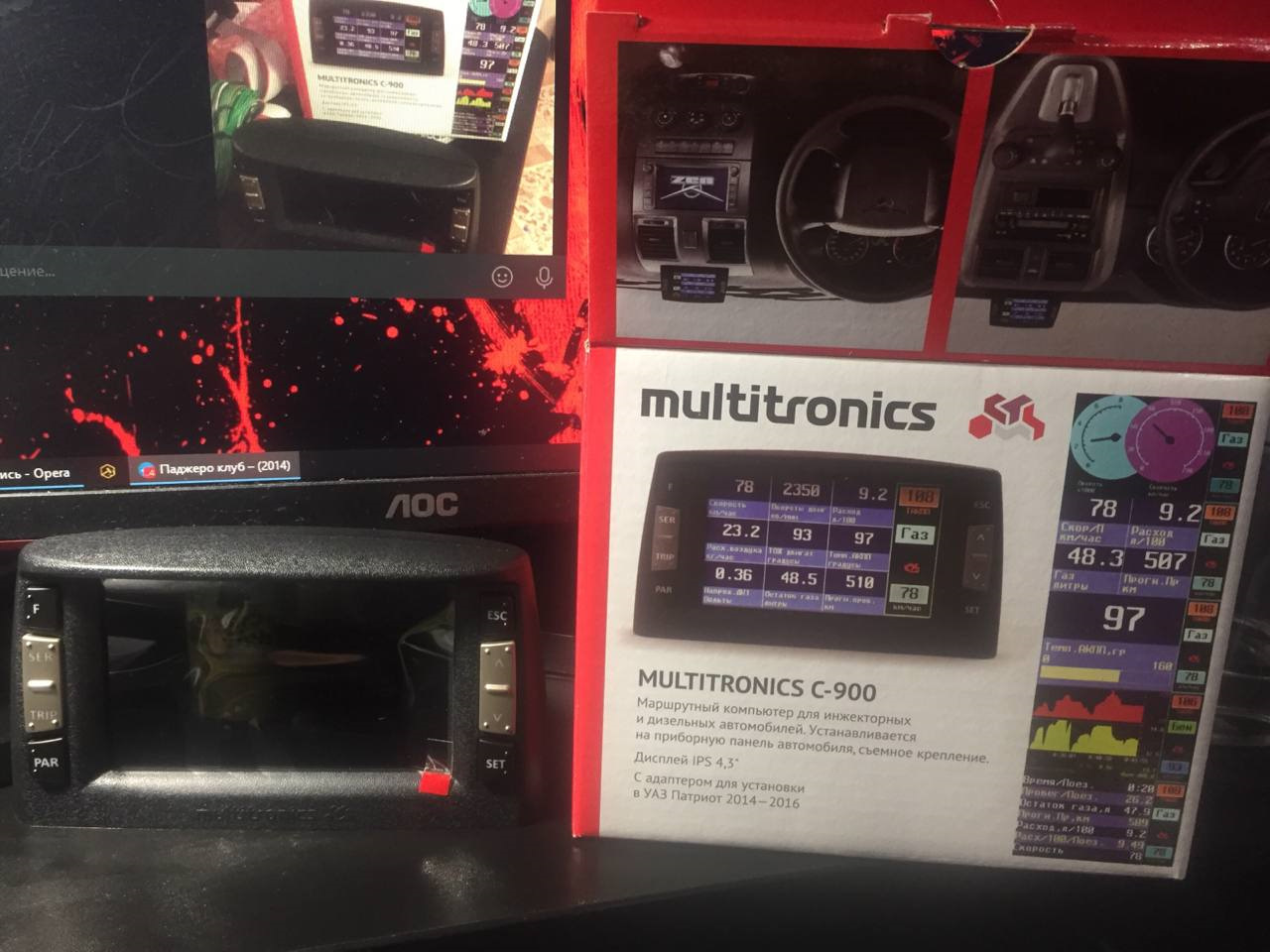 Multitronics C-900 — Mitsubishi Montero Sport, 3 л, 2001 года | аксессуары | DRIVE2