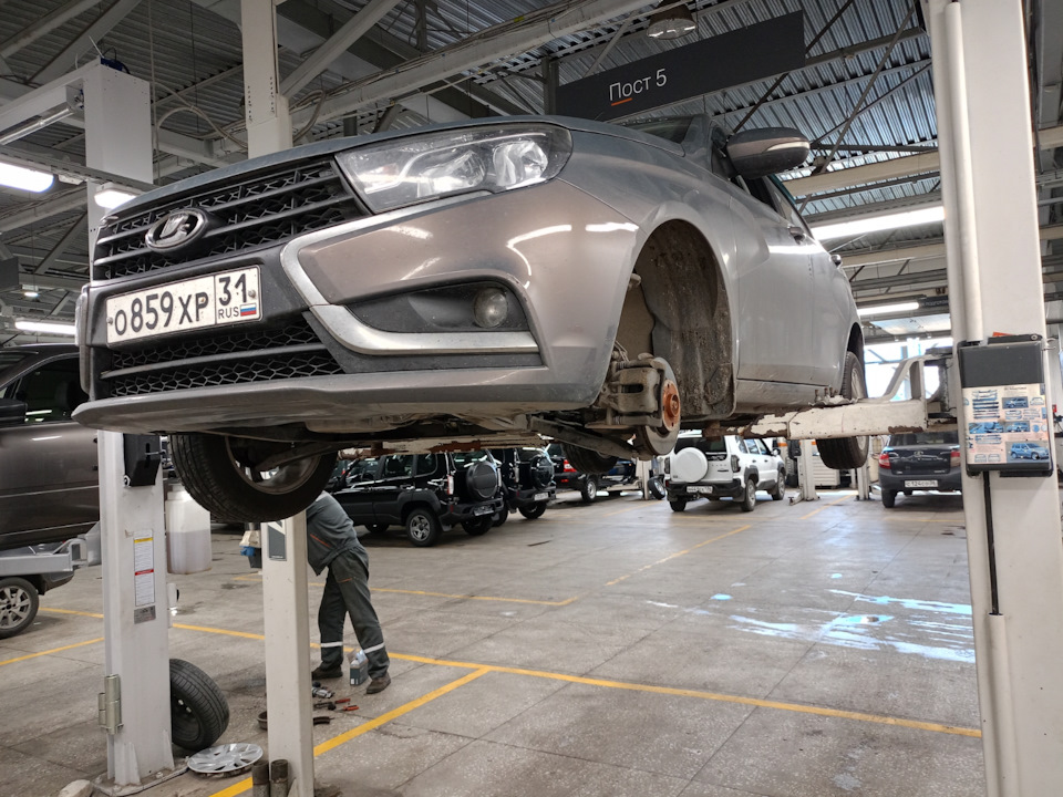 Затянувшееся ТО и завершение эпопеи со стабилизатором. — Lada Vesta (1G ...