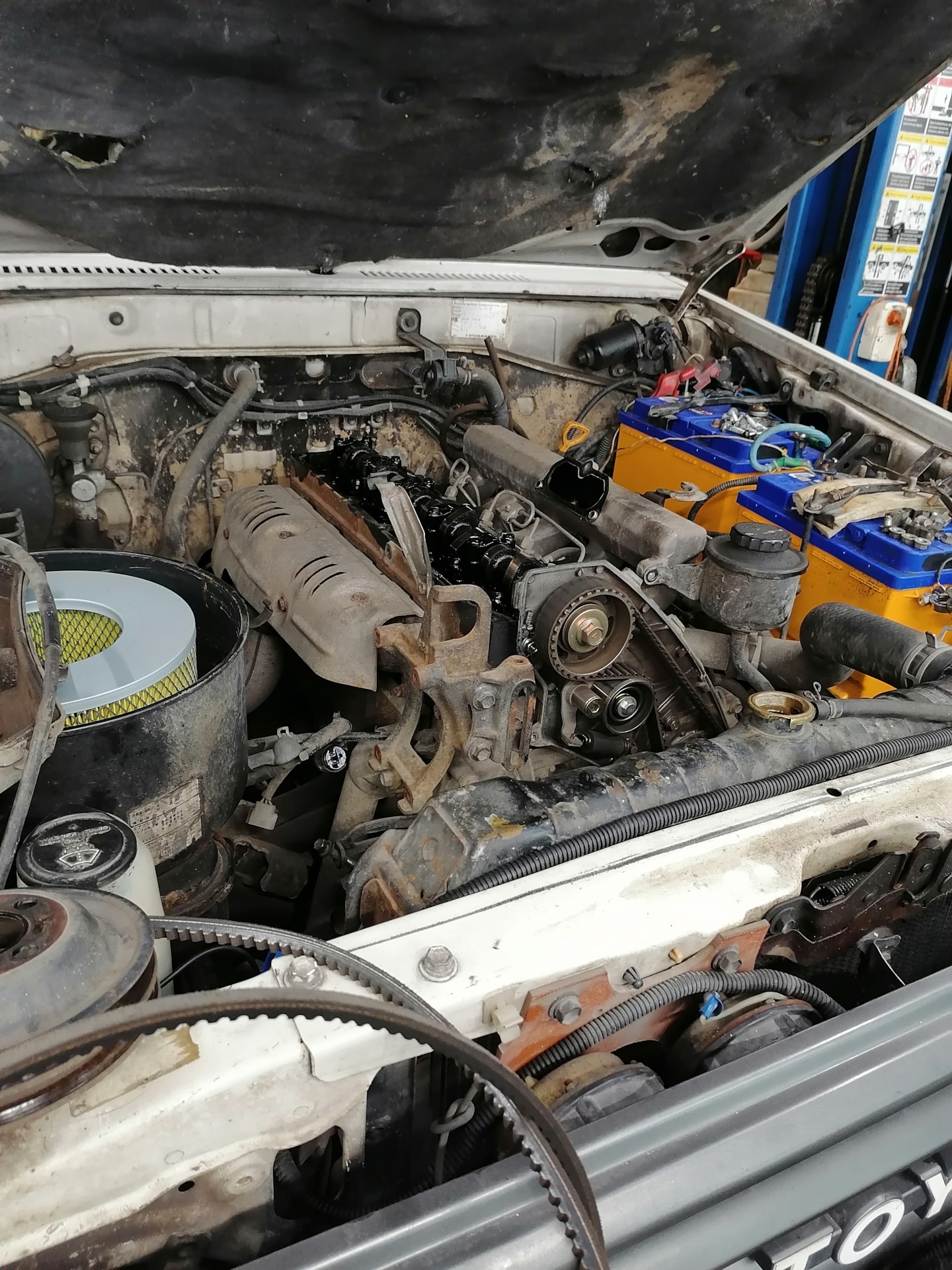 Регулировка клапанов — Toyota Land Cruiser 70, 3,5 л, 1991 года | визит ...