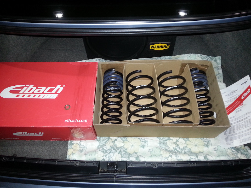 Пружины Eibach Pro Kit (E34) — BMW 5 series (E34), 2,5 л, 1992 года ...